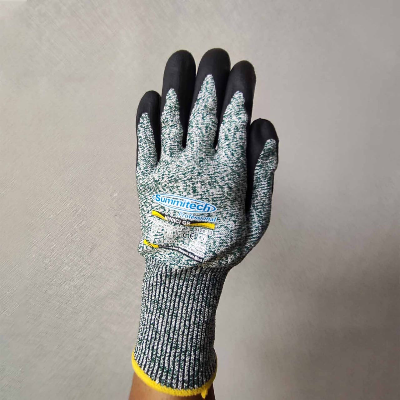 Cut resistance gloves Summitech NI10CGR | Karta Mulya Safety